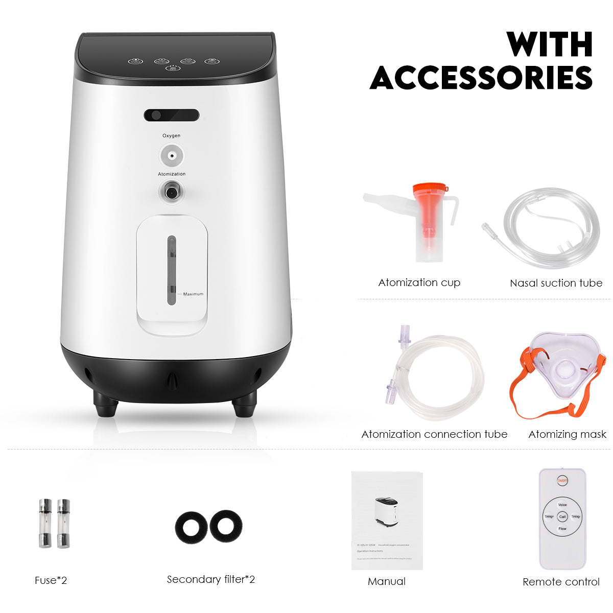 105W Accessories – TTLIFE OXYGEN CONCENTRATOR