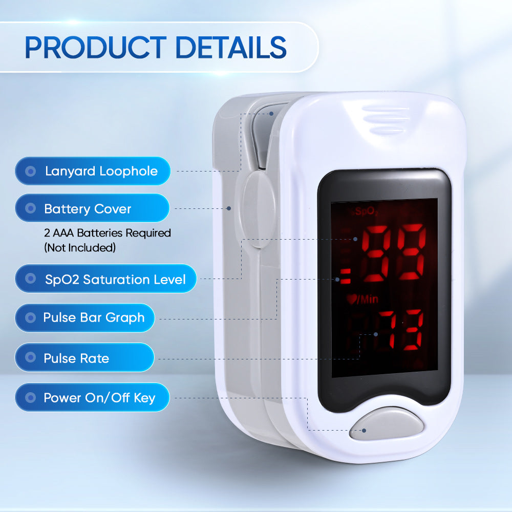 1PC Multi-Color TFT Display Oximeter – TTLIFE OXYGEN CONCENTRATOR