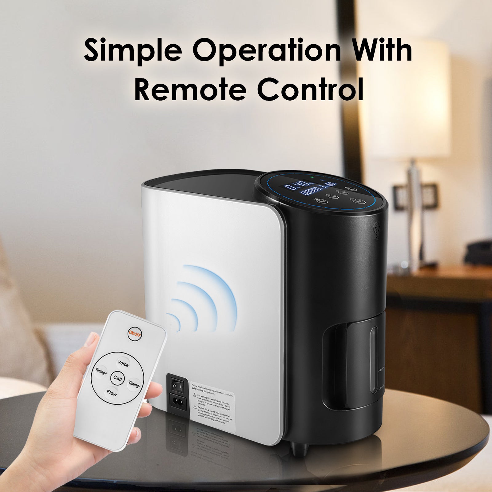 Home Oxygen Concentrator With Remote Control - Home Alqu
