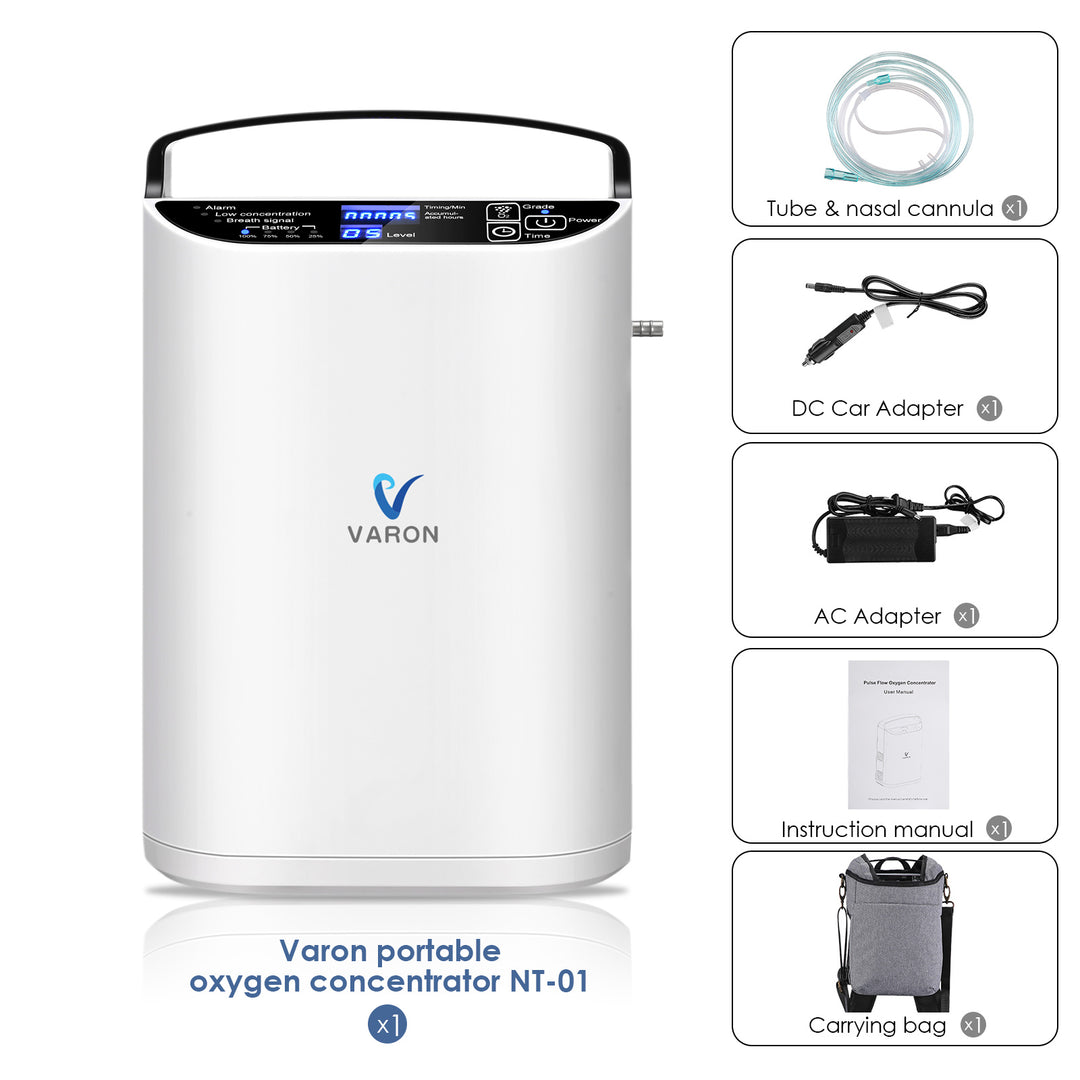 5L/min VARON Portable Oxygen Concentrator NT-01 – TTLIFE OXYGEN ...