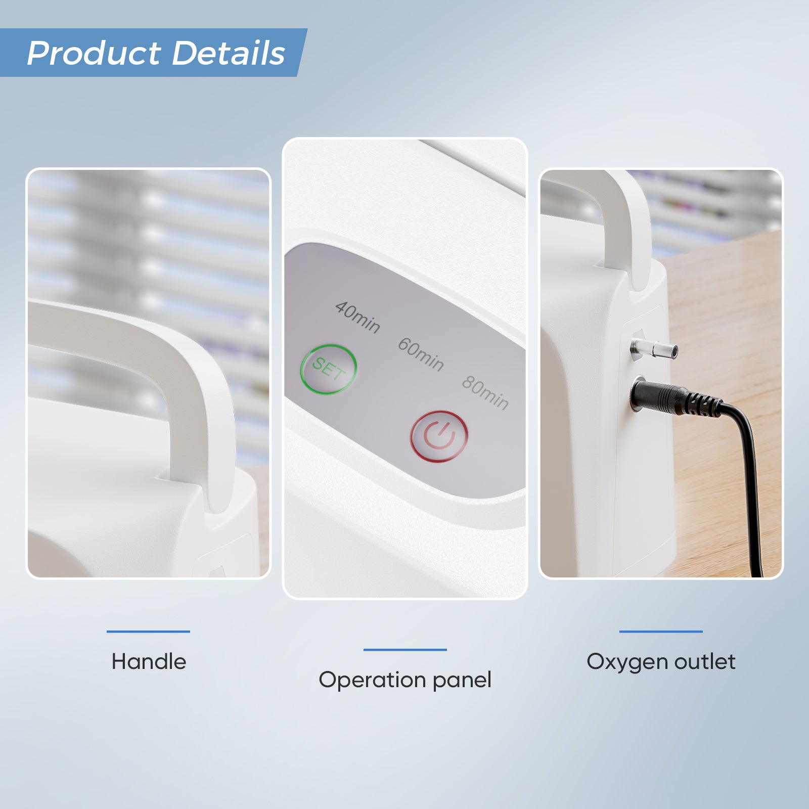 VARON 3L/min Portable Oxygen Concentrator NT-03 – TTLIFE OXYGEN ...