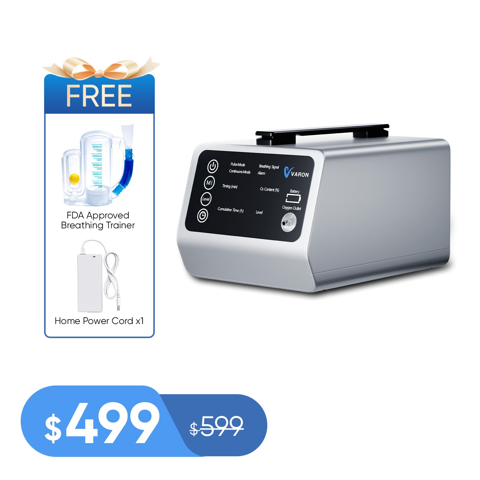 Portable Oxygen Concentrator VT-1 | Varon oxygen concentrator – TTLIFE OXYGEN CONCENTRATOR