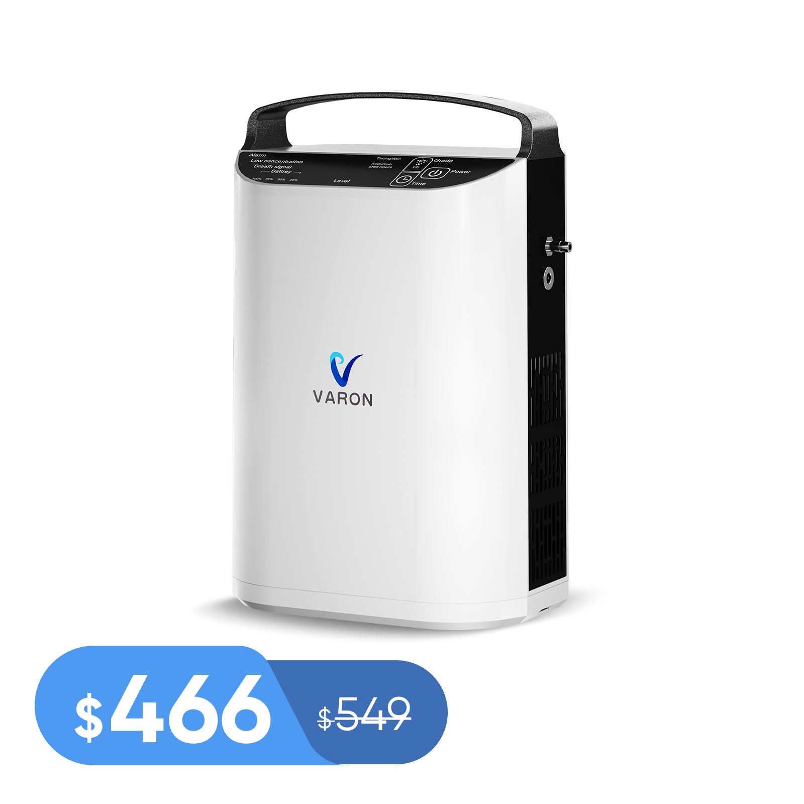 VARON 5L/min Pulse Flow Portable Oxygen Concentrator NT-01 – TTLIFE OXYGEN CONCENTRATOR